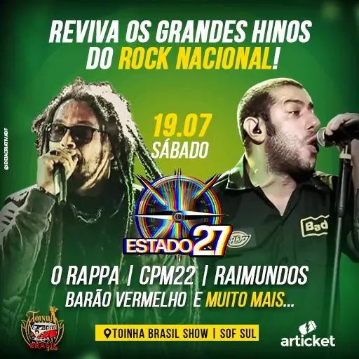 Noite De Rock Nacional Articket