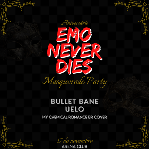 EMO NEVER DIES - MASQUERADE PARTY - Articket