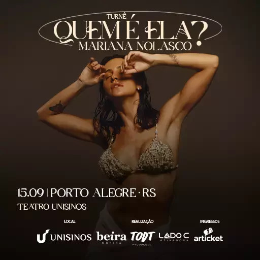 Mariana Nolasco em Porto Alegre - Articket Mariana Nolasco em Porto Alegre - Articket