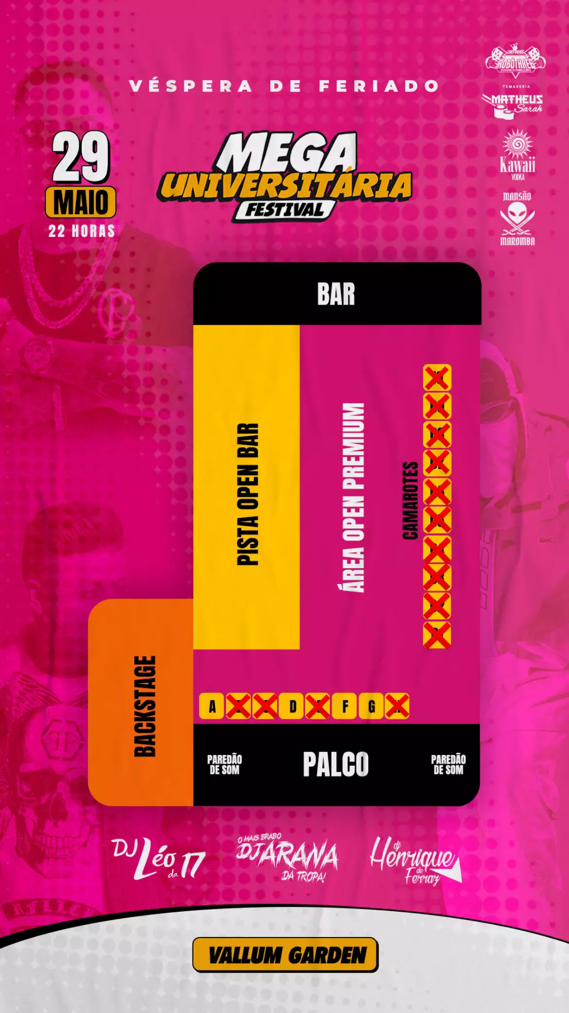 MEGA UNIVERSITÁRIA - OPEN BAR - Articket